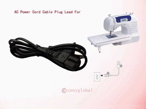AC Power Cable For Brother Computerized Sewing & Embroidery Machine ...