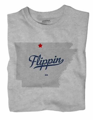 Flippin Arkansas AR Ark T-Shirt MAP | eBay