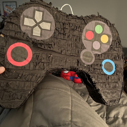 Video Game Controller Party Pinata, Black, 21in x 16in - Good cond ...