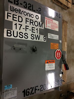 WELTRONIC / WTC U81 20000 11 CONTROL PANEL, Spot Welder, Medar Weld ...