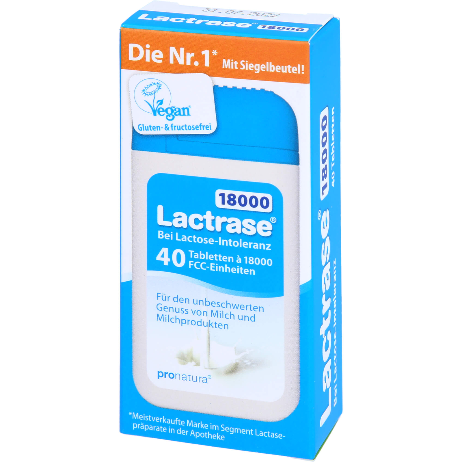 Lactrase 18000 bei Lactose-Intoleranz Tabletten, 40 St. Tabletten ...