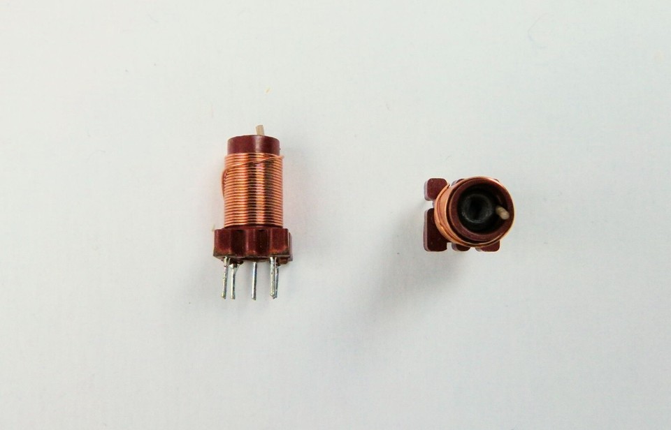 RF Choke Inductor 4uH Adustable Ferrite Core 2 pcs Short Wave Radio ...