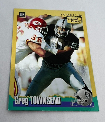 1994 Score Gold Zone Los Angeles Raiders Football Card #191 Greg ...