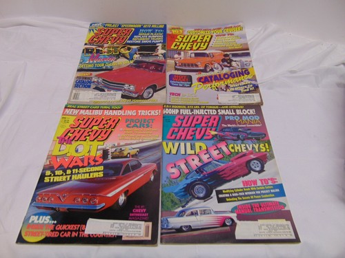 (37) 1990's Super Chevy Magazines DOT Wars 55-56-57 Issue Resto Big ...