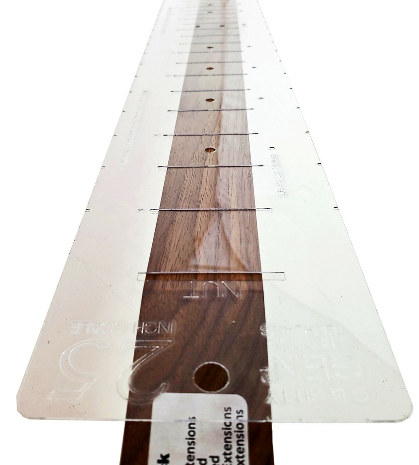 24.75-inch GEN2 Fret Scale Marking Template for Guitars & Cigar Box ...