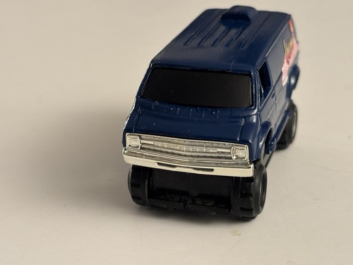 CUSTOM TYCO MASK VOLCANO LIFTED DODGE VAN BLUE SLOT CAR TRAIN SET | eBay