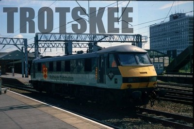 35mm UM Slide BR British Railways Electric Loco Class 90 90021 1996 ...