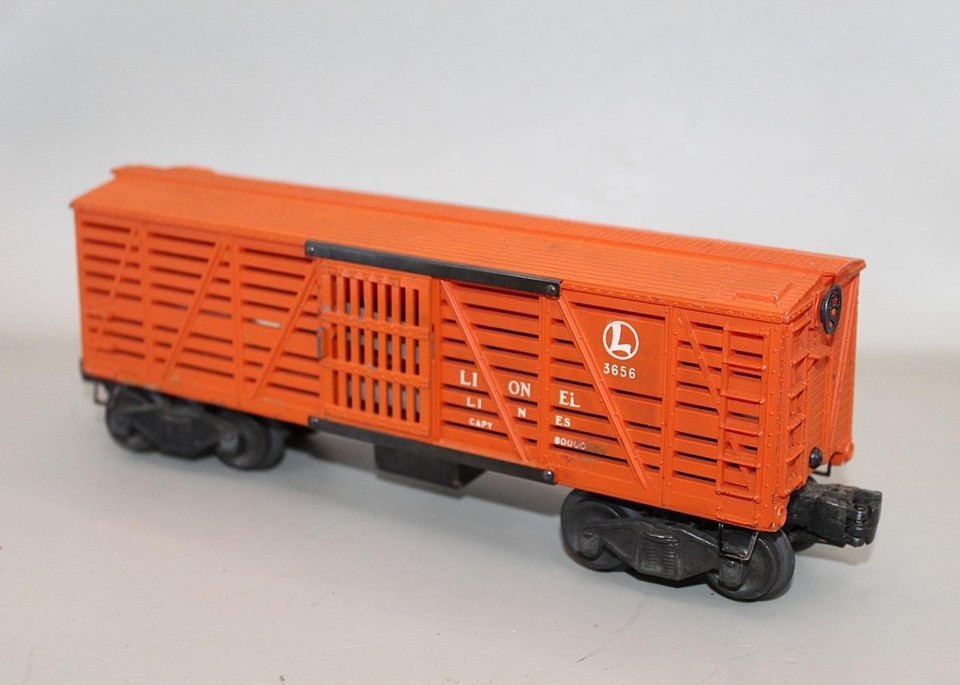 1949-1955 Lionel Postwar No. 3656 O Gauge Stockyard Cattle Car Set | eBay