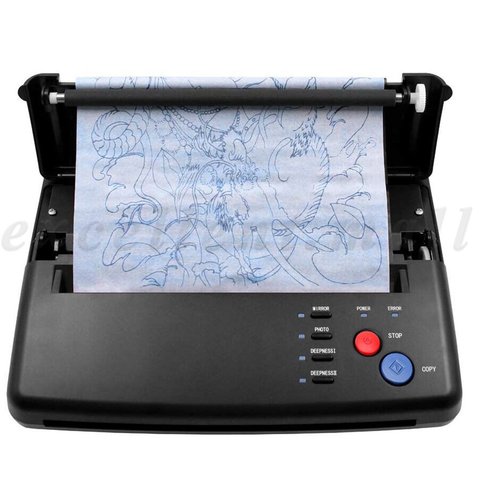 Tattoo Transfer Machine Printer Thermal Stencil Copier Maker AU Plug 30 ...