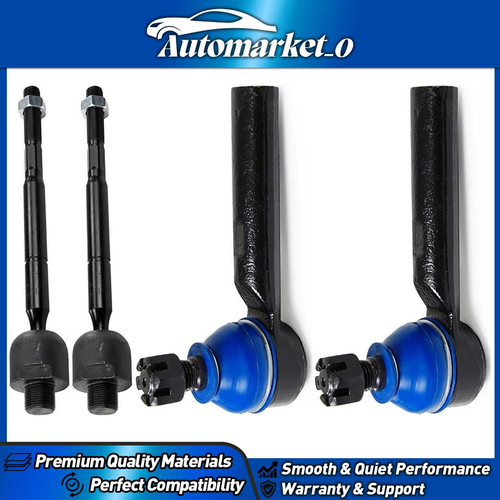 Steering Tie Rod End Front Inner Front Outer For Toyota 4Runner 2003 ...