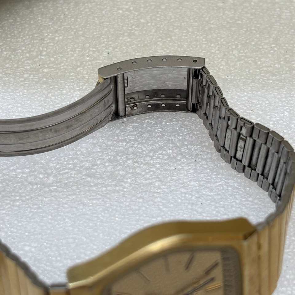 Neo-Vintage Pulsar By Seiko Y147-5019 Gold Tone Men's Watch 1980s ...