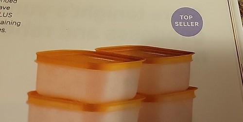 TUPPERWARE FREEZER MATES PLUS SMALL SHALLOW SET 2 Shallows Snowflake ...