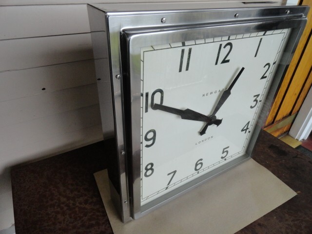 NEWGATE Quad Wall Clock 16 inch Square Clock - Industrial | eBay