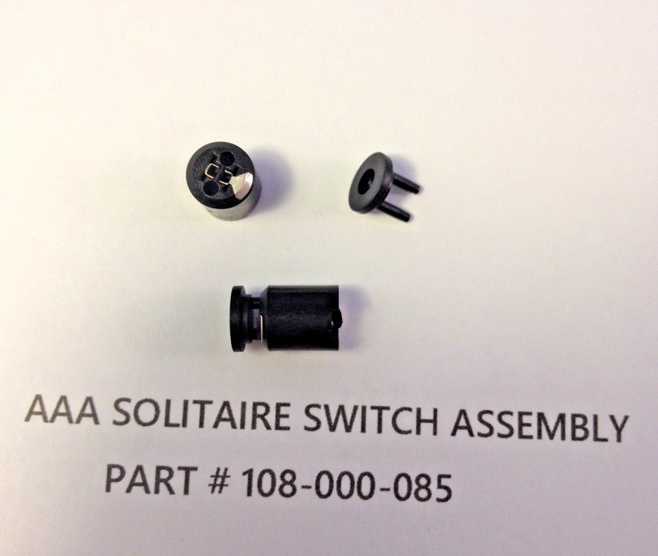 Authentic "AAA" Mini Maglite Solitaire Switch Repair Assembly 108-000 ...
