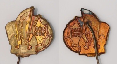 🔴YUGOSLAVIA 1942-1952 10th Anniversary of Yugoslav Navy ~ vintage pin ...