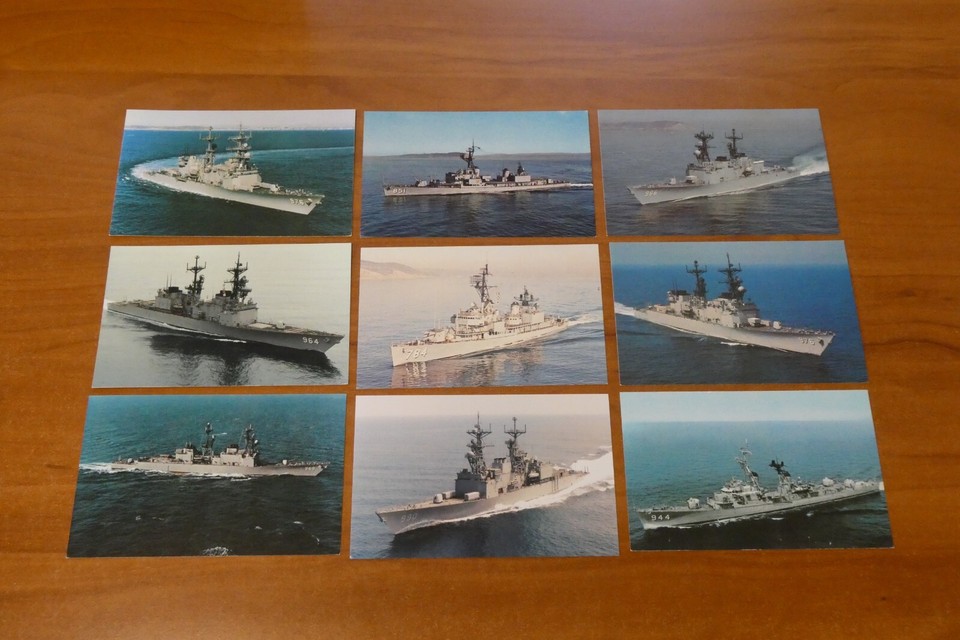 Lot of 58 Original US Navy Photo Postcards DD Destroyer Warships | eBay