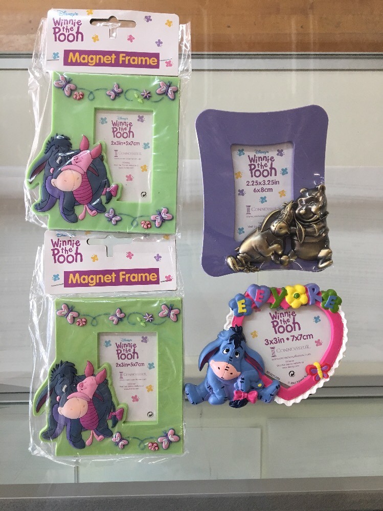 4 Disney Winnie Pooh Picture Photo Frame Magnet Tigger Piglet D36 | eBay