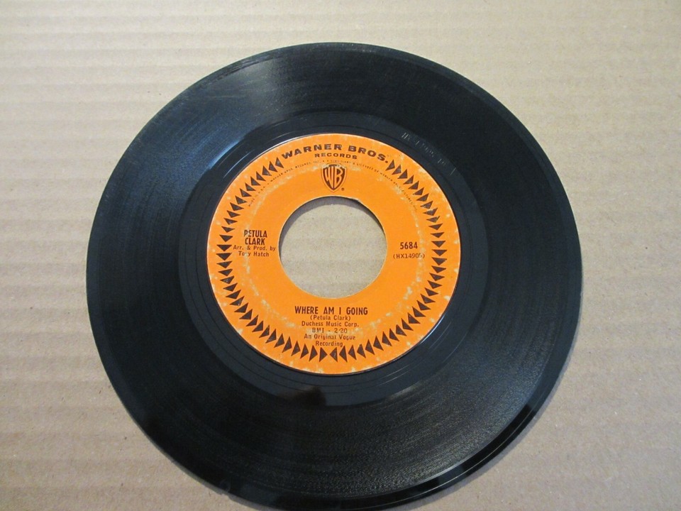 PETULA CLARK - MY LOVE WARNER BROS 45 | eBay