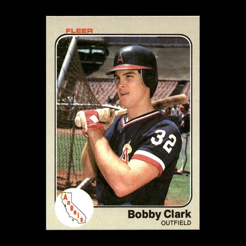 Bobby Clark 1983 Fleer California Angels #82 NM-MT Vintage! | eBay