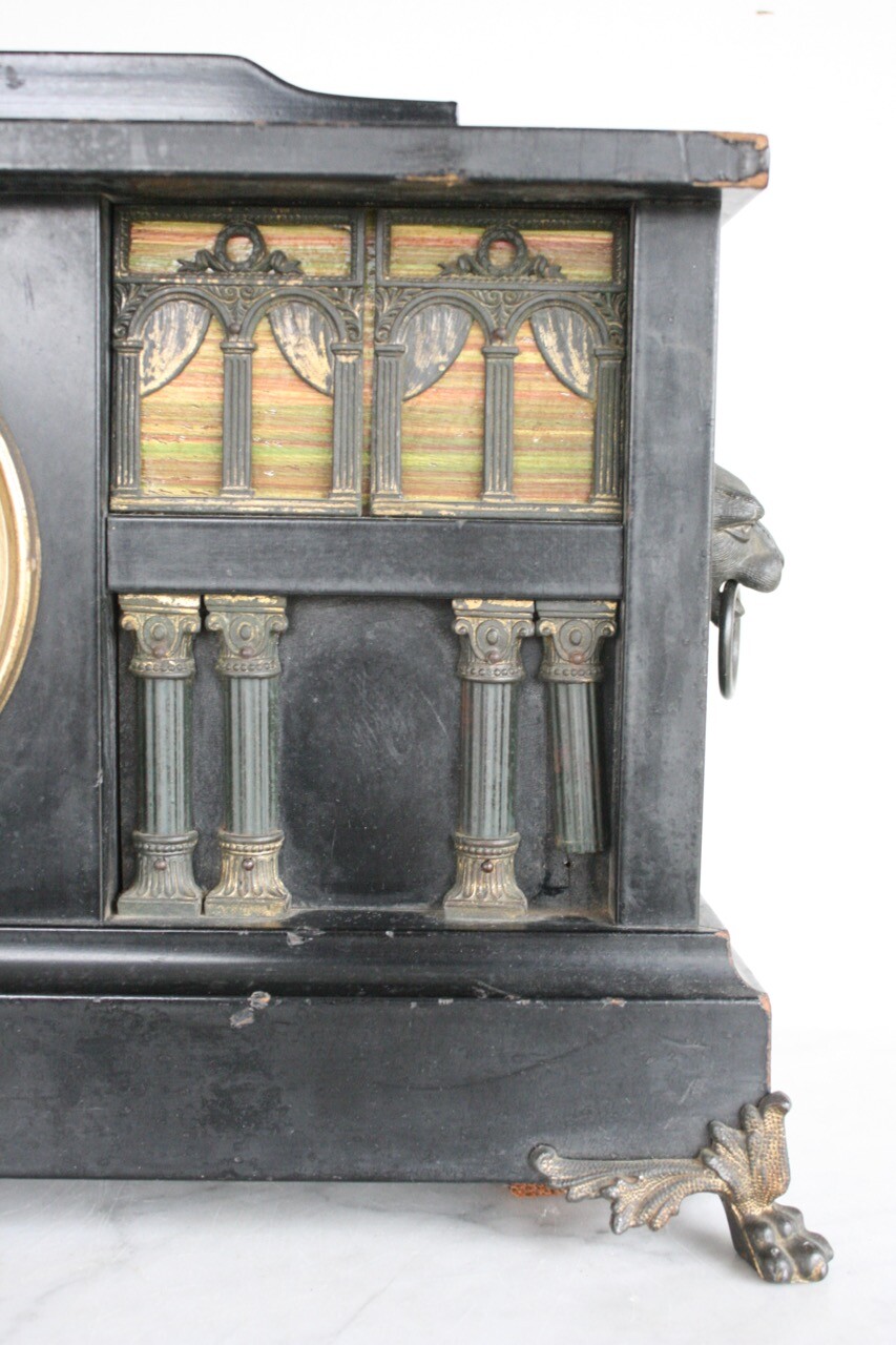 Antique INGRAHAM Palace Mantel Clock RARE | eBay