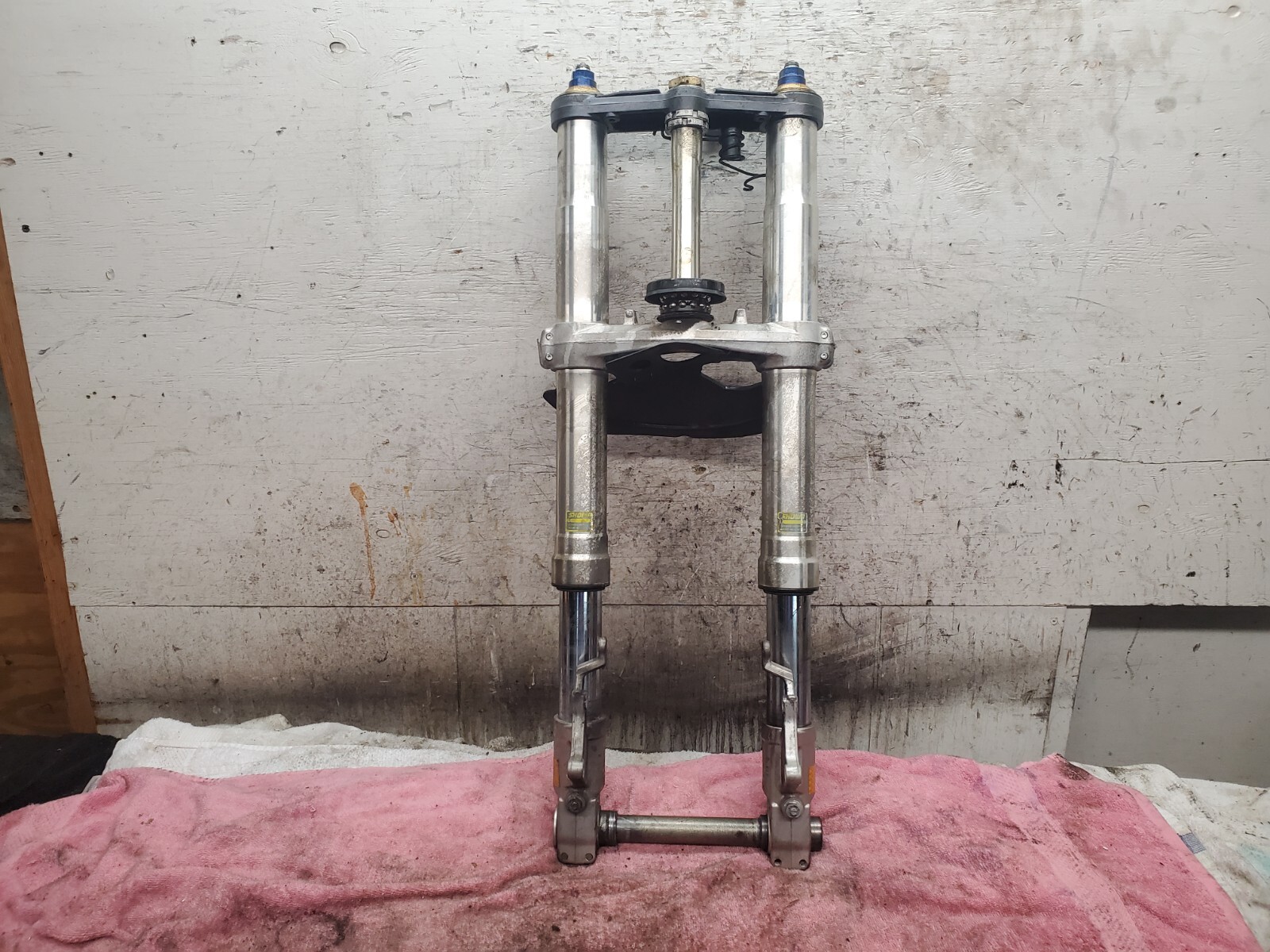 2003 SUZUKI GSXR 750 GSX-R 750 GSXR750 Left & Right Fork Forks Triple ...