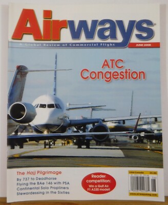 Airways Magazine 2008 June ATC Congestion | eBay