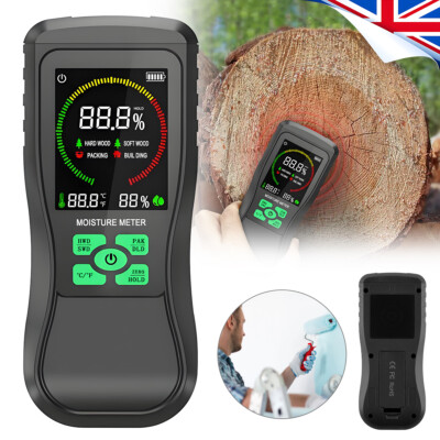 Digital Moisture Detector Damp Meter Wood Brick Screed Wallpaper ...