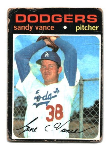1971 Topps #34 Sandy Vance | eBay