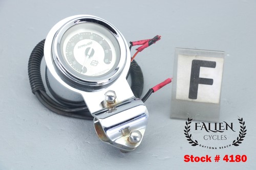 2006 Harley Dyna Mini Tachometer Gauge + 1" Handlebar Mount Bracket ...
