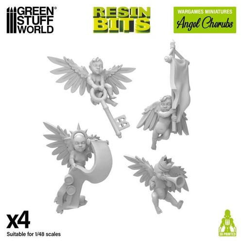 Green Stuff World 12346 3D printed - Cherubs 40k - Angel Cherubs (SET ...