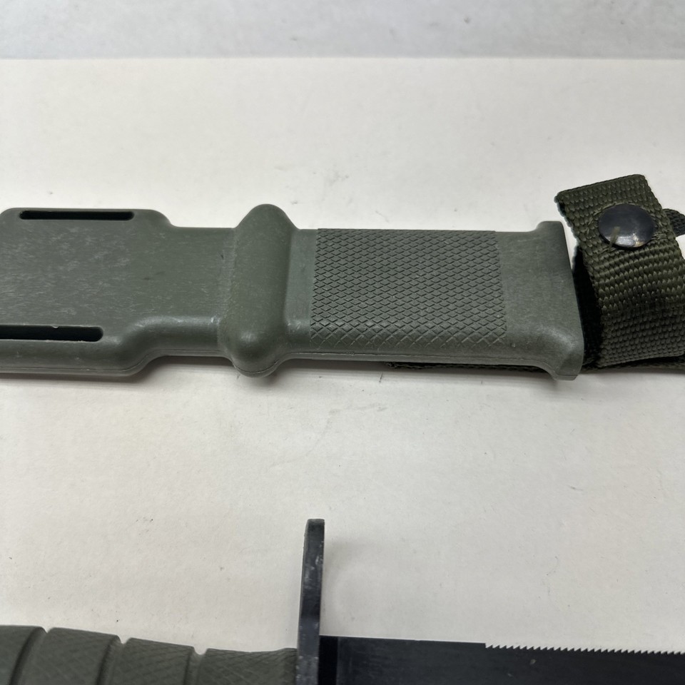 USGI Ontario Knife M9 PHROBIS III Military Fixed Blade Saw Tooth Sheath ...