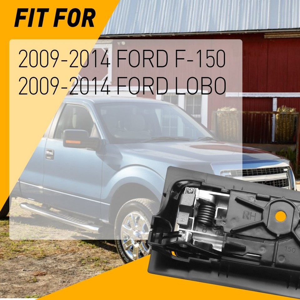 4x Door Handle Inner For 09-2014 Ford F-150 Front + Rear Left+Front ...