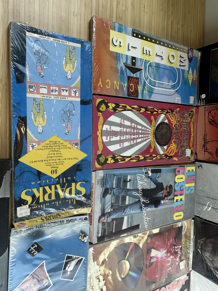 Long Box Cd Lot Some Missing CDs Talking Heads The Cure Fleetwood Mac ...