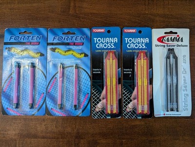 Tennis lot Forten The Worm Dampener Tourna Cross Gamma String Saver ...