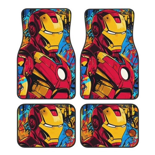 Iron Man Car Floor Mats 1 Universal Fit | eBay
