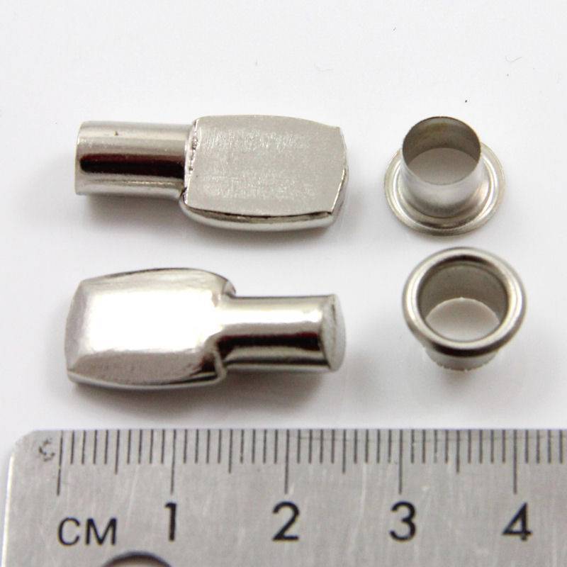 8 METAL 7mm SHELF SUPPORTS SHELF BRACKETS WITH SOCKETS SHELVES H317 ...
