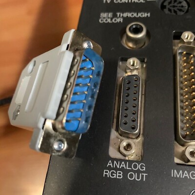 Sharp X68000 VGA Cable Converter Adapter RGB Use any VGA monitor 31Khz ...