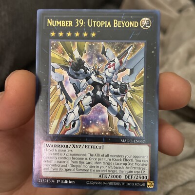 Number 39: Utopia Beyond - MAGO-EN057 - Rare 1st Edition Nm Yu-Gi-Oh X3 ...