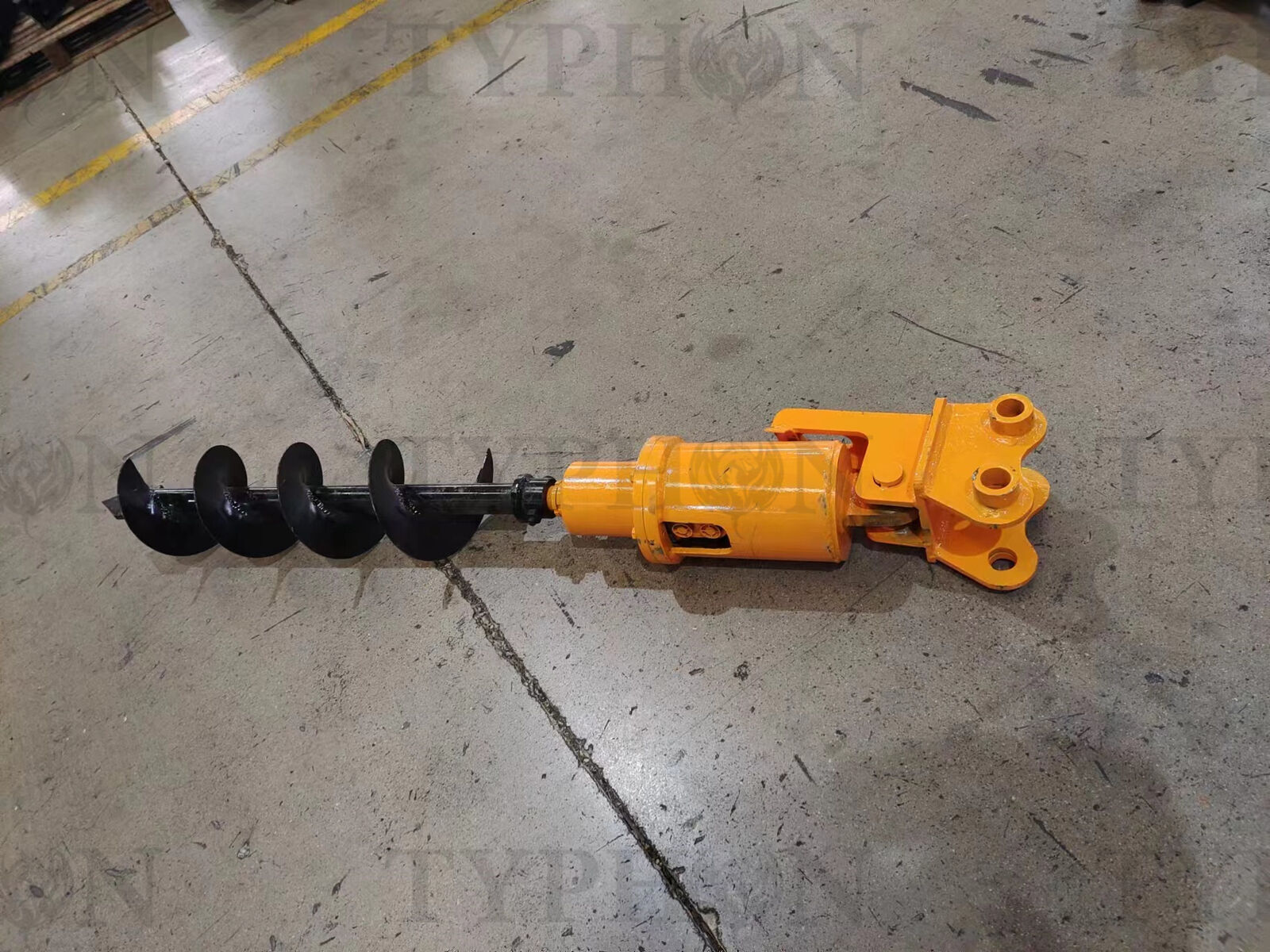 8inch Dia Hydraulic Earth Auger Post Hole Digger 2.5 ton Excavator ...