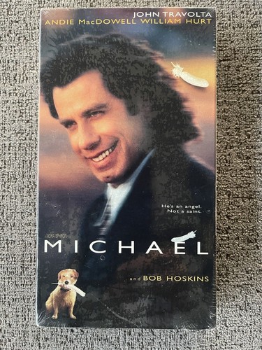Michael (VHS, 1997) New original sealed package stars John Travolta ...