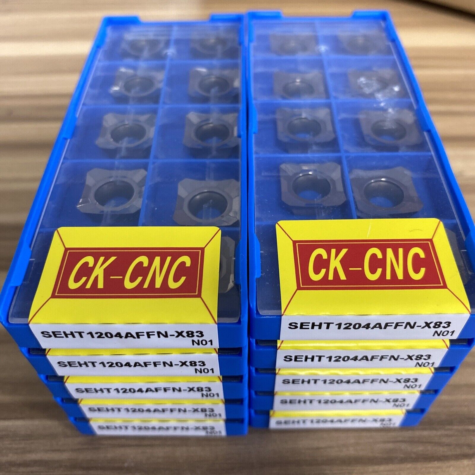 100pcs SEHT1204 AFFN-X83 N01 Carbide milling Inserts SEHT 43 AFFN For ...