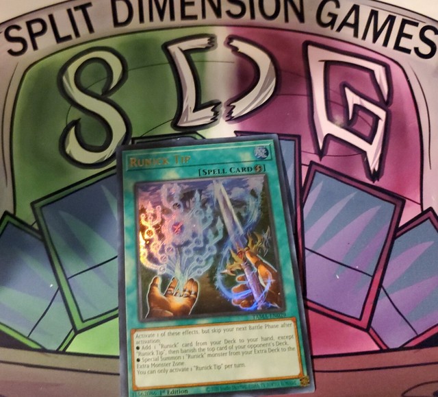 Yu-Gi-Oh! TCG Runick Tip Tactical Masters TAMA-EN029 1st Edition Ultra ...