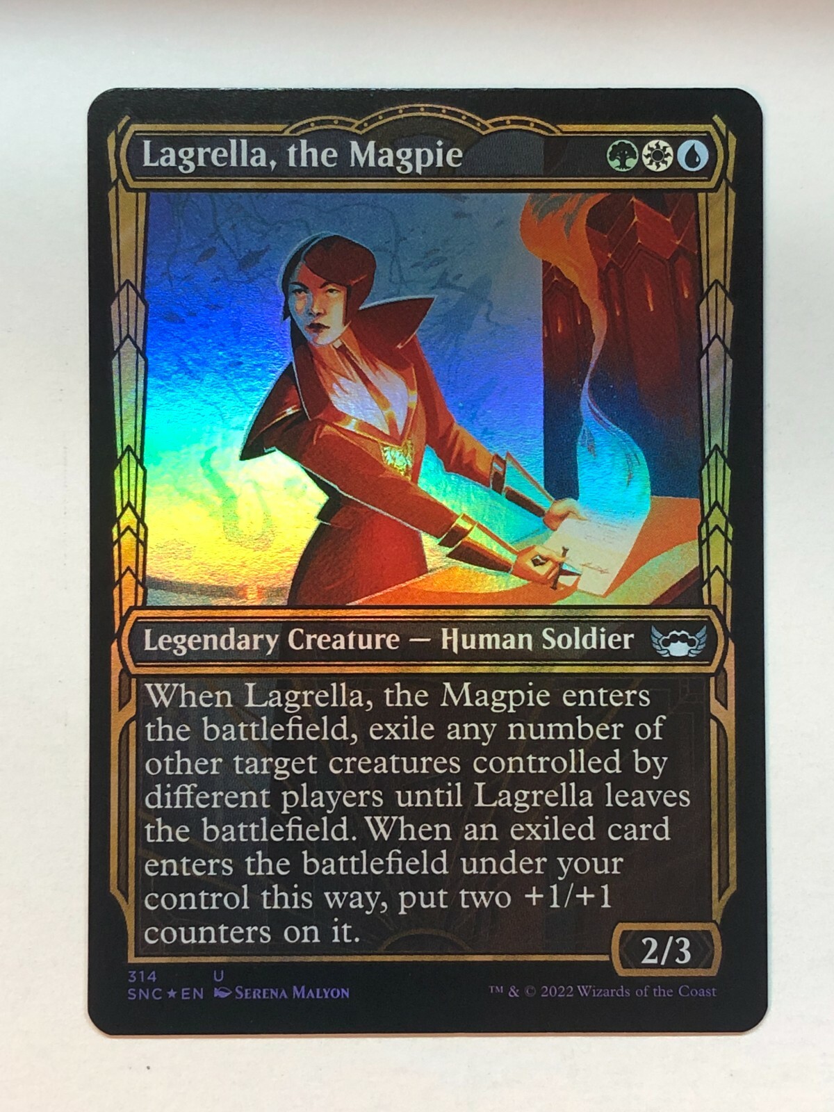 MTG Streets of New Capenna Lagrella, the Magpie (Showcase) 314 Foil NM ...