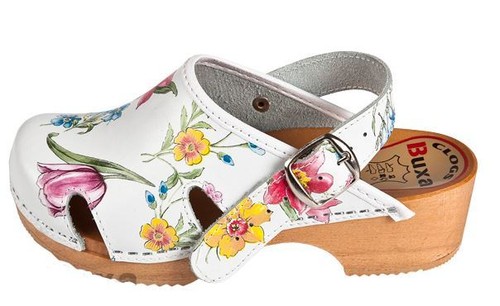 Kids Wooden leather clogs Gucio color DZOT | eBay