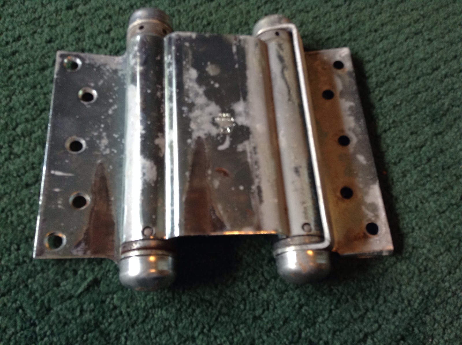 PAIR EXTRA LARGE McKINNEY DOUBLE ACTING SPRING HINGES 7" USED | eBay