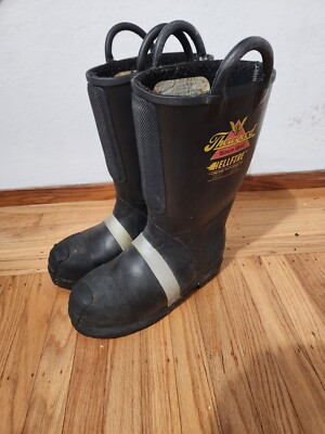 Thorogood Men's 10 Medium Hellfire Structural Firefighting Boots | eBay