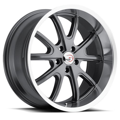1 New 20x8.5 Vision 143 Torque Gunmetal Machined Lip 5x127 5x5 ET-6 ...