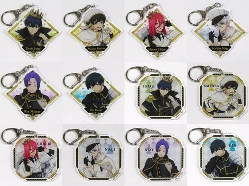 Blue Lock Trading Acrylic Keychains Set 12 Types Pop Up Shop Marui | eBay