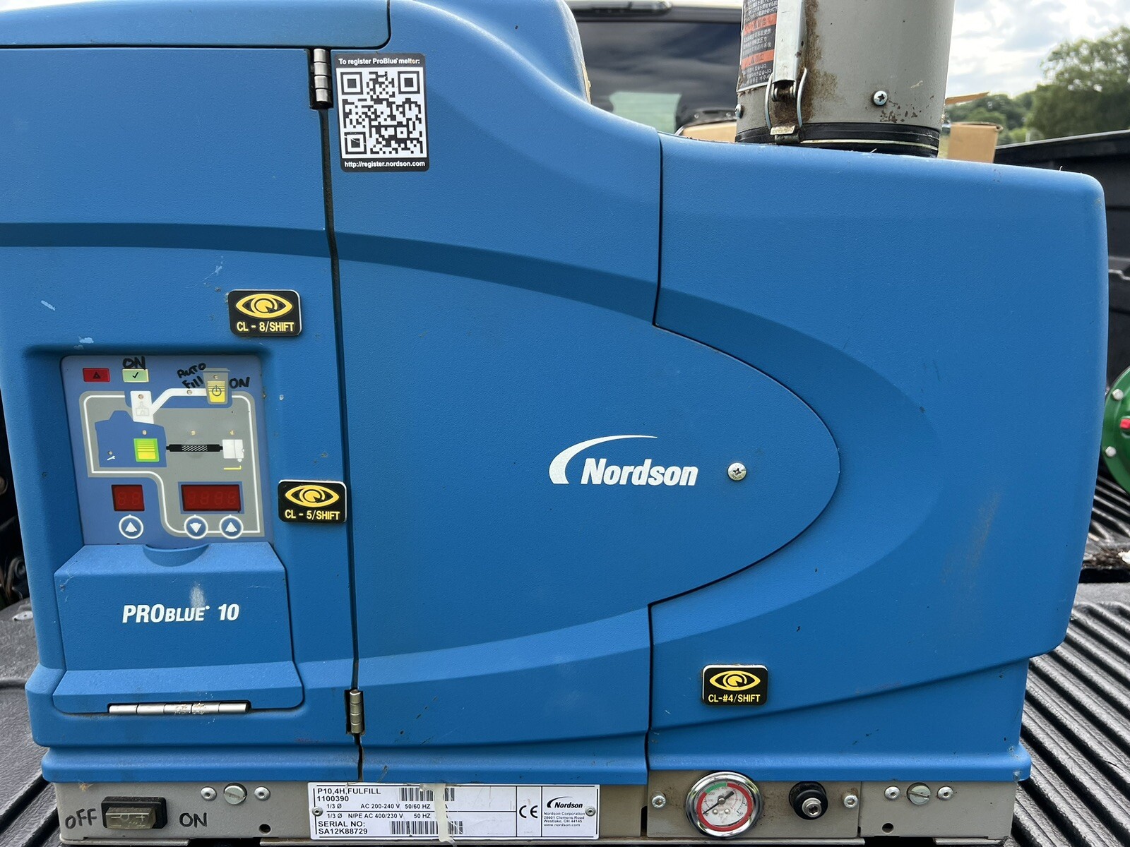 Nordson ProBlue 10, 1-3PH, 230/400V, 50/60HZ Hot Glue Dispenser - USED ...