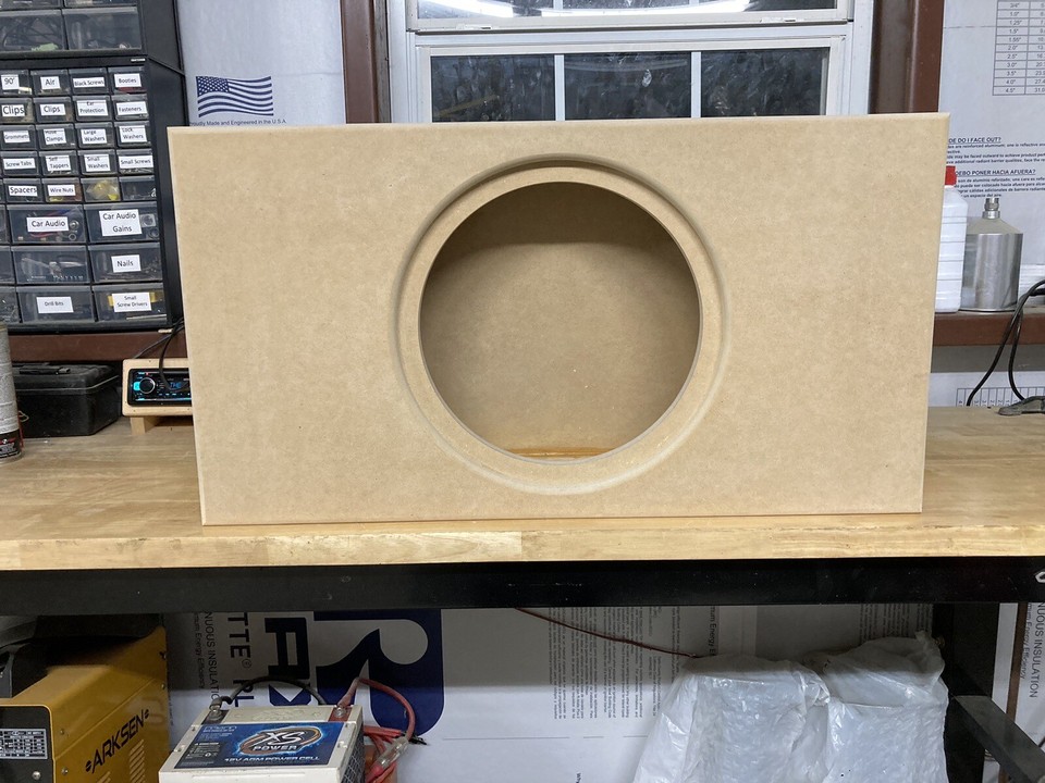 Custom JL Audio 12TW3-D4 Flush Mount Subwoofer Wedge Enclosure/Speaker ...
